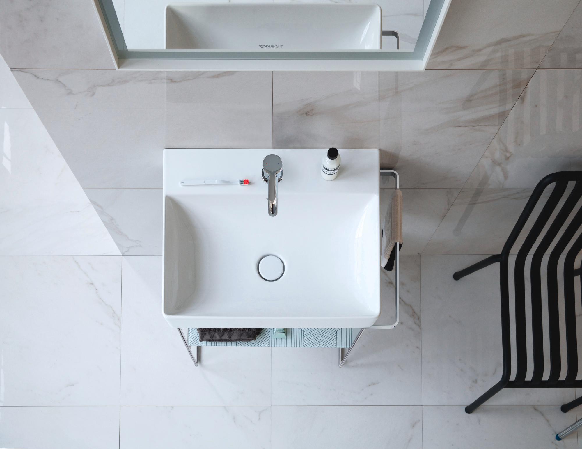 DuraSquare Single Hole Washbasin - White 2353600041 Duravit | Plumbing ...