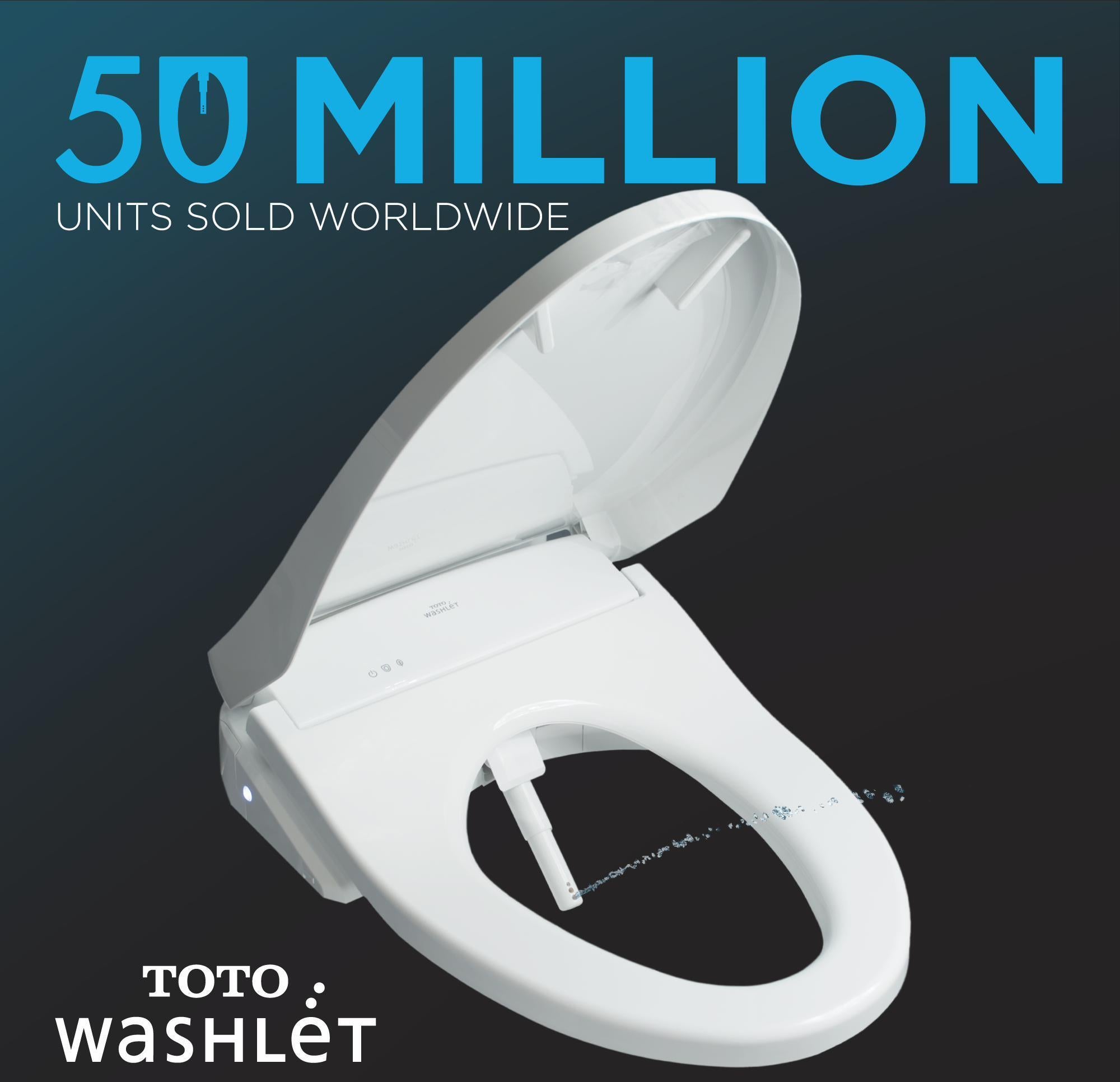 Toto SW3046AT40#01 S500e WASHLET+ and Auto Flush Ready Electronic Bide ...