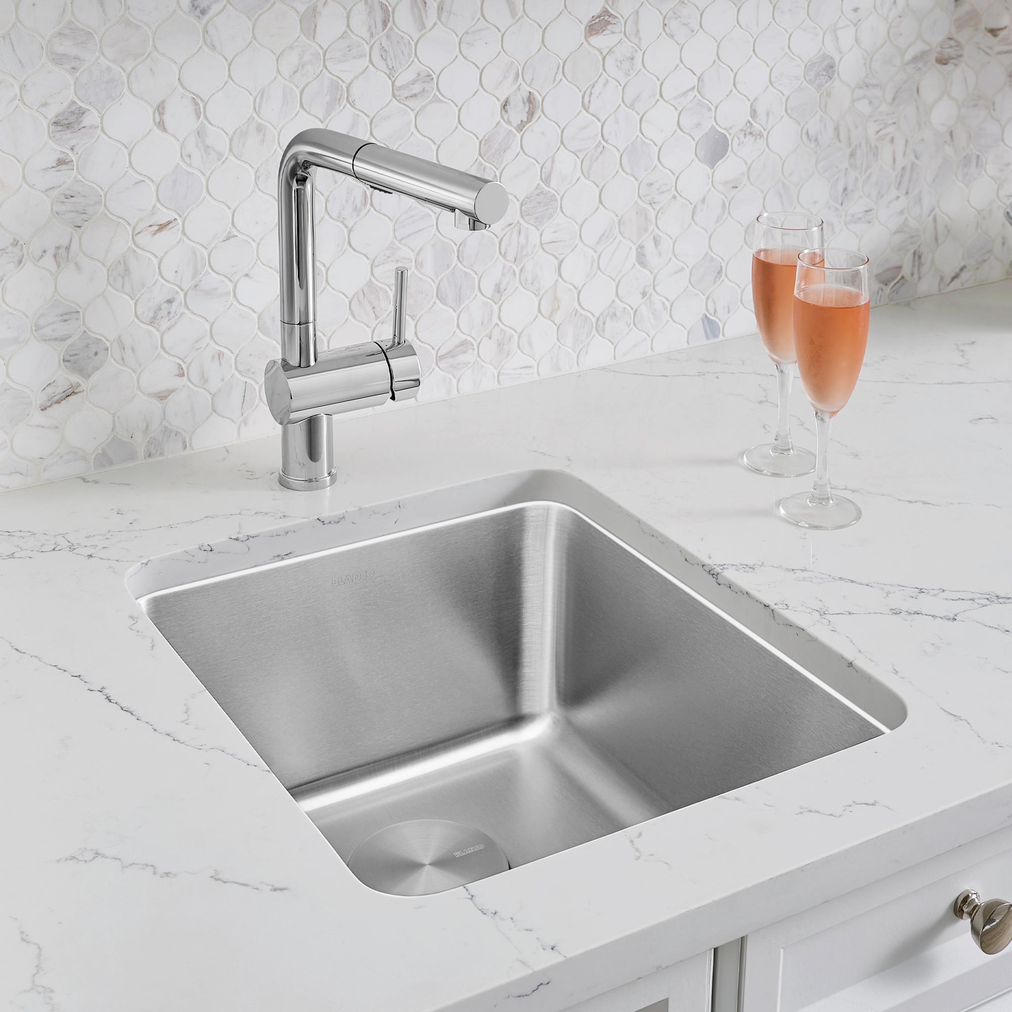 Formera U Undermount Bar Sink - Stainless 402245 Blanco | Plumbing ...