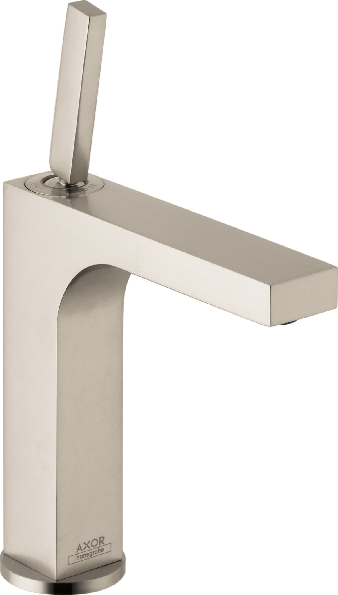 Axor Citterio Single Hole Bathroom Faucet - Brushed Nickel | Plumbing ...